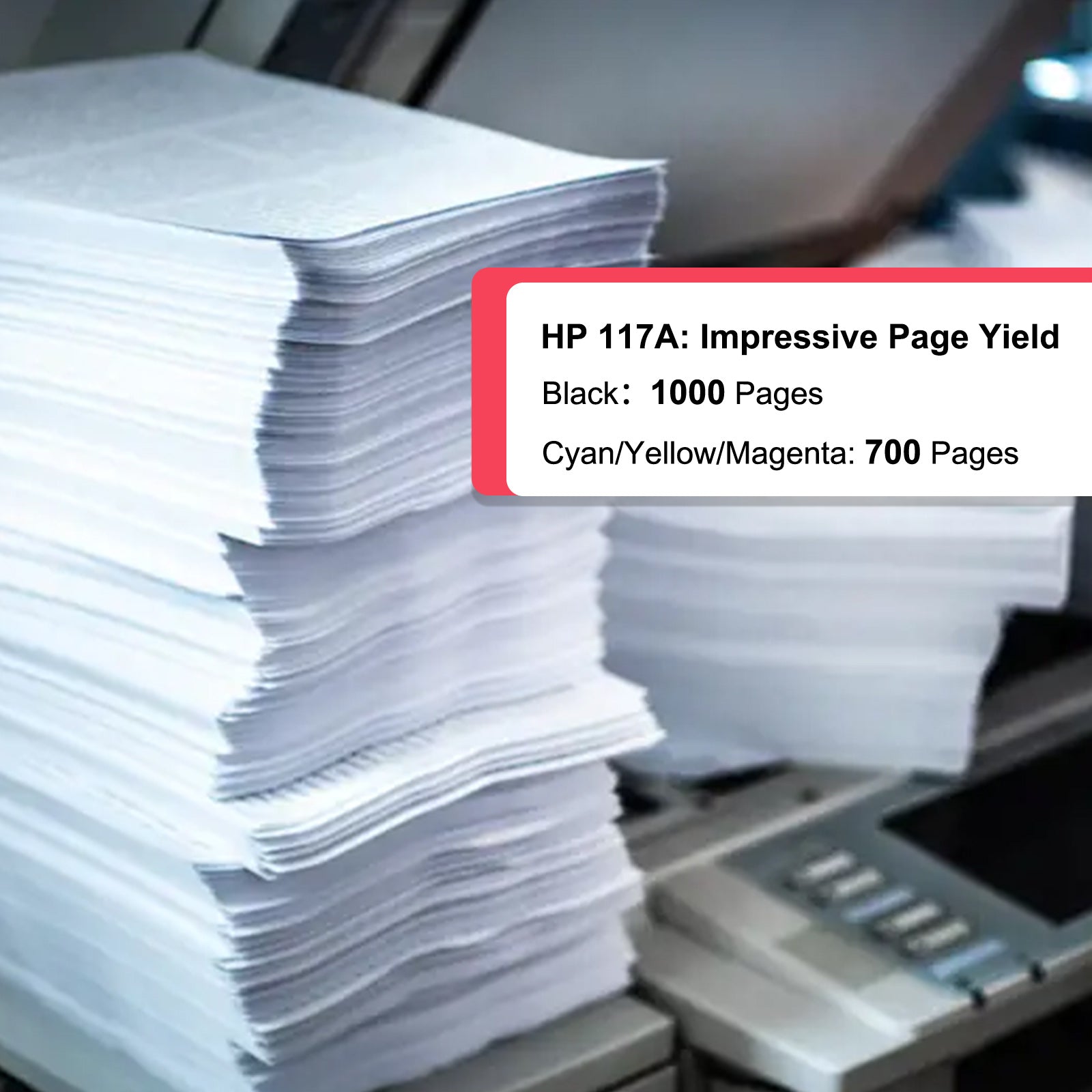 Compatible HP 117A Yellow Toner Cartridg