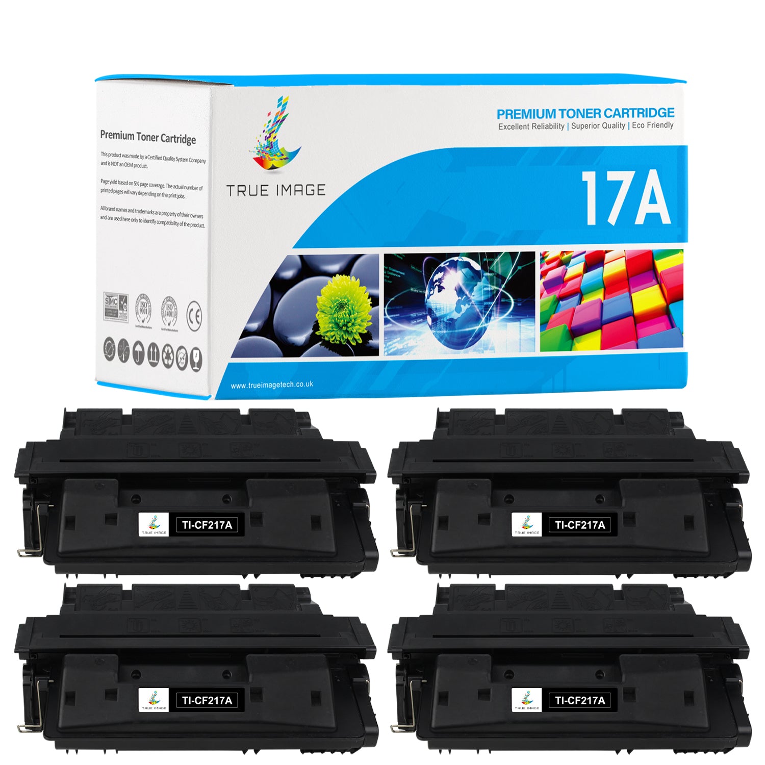 Compatible HP 17A Black Toner Cartridges