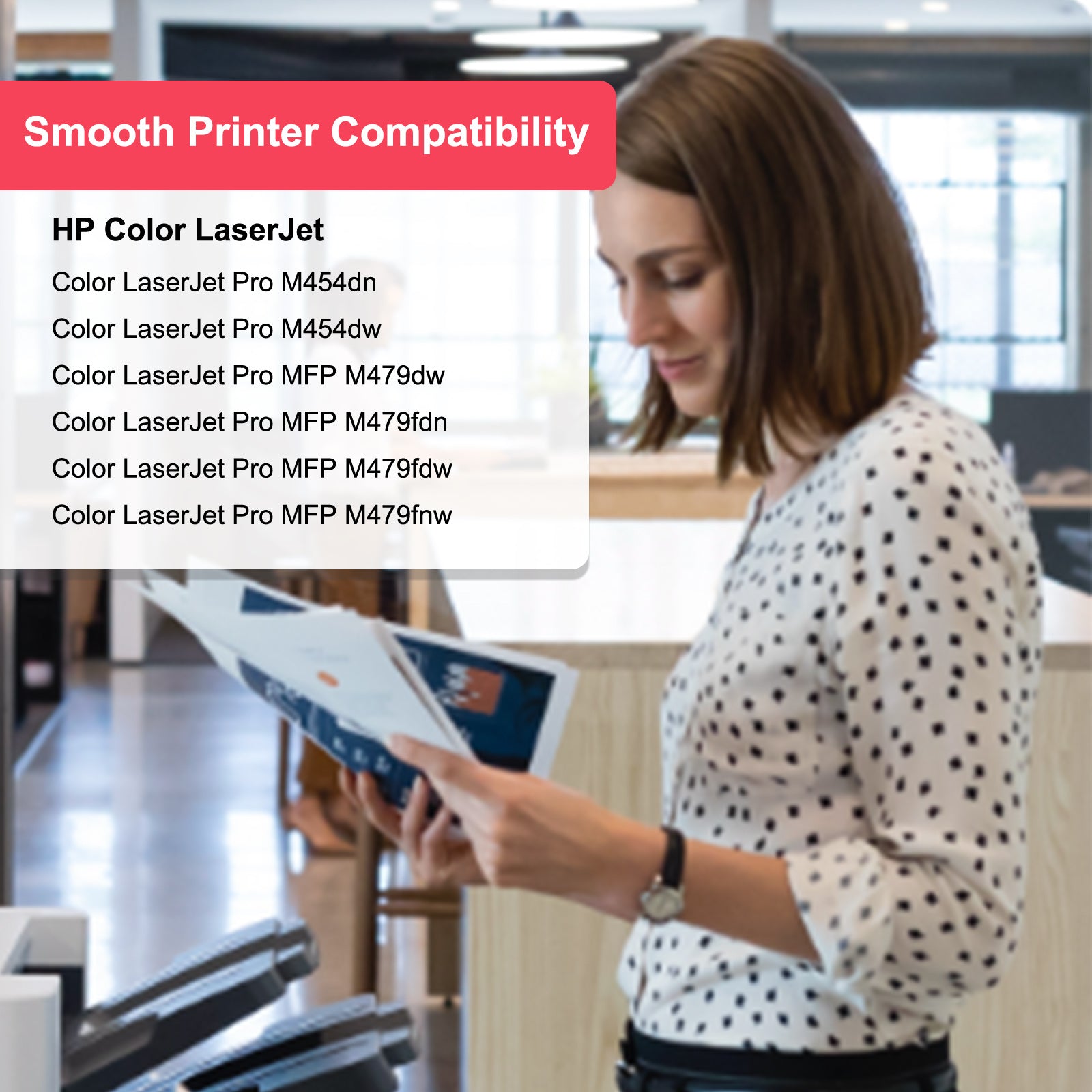 Compatible HP 415X Toner Cartridges 4 Pa