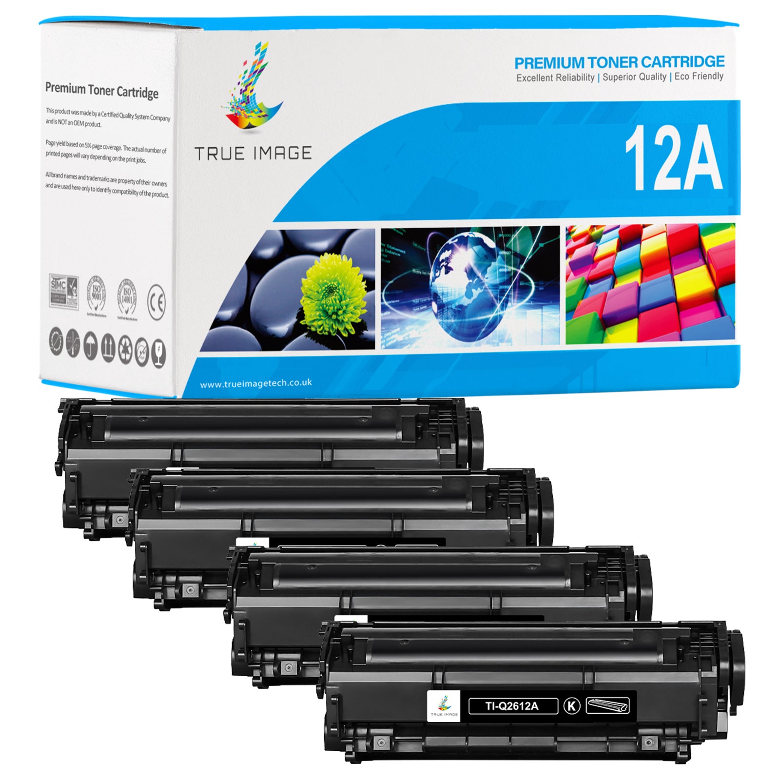 Compatible HP 12A Black Toner Cartridge