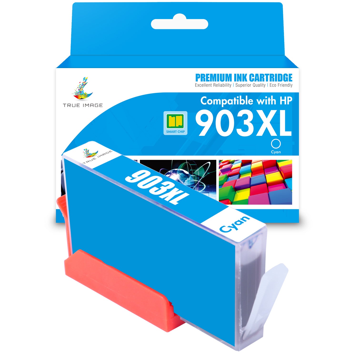 Compatible HP 903 903XL Cyan Ink Cartrid