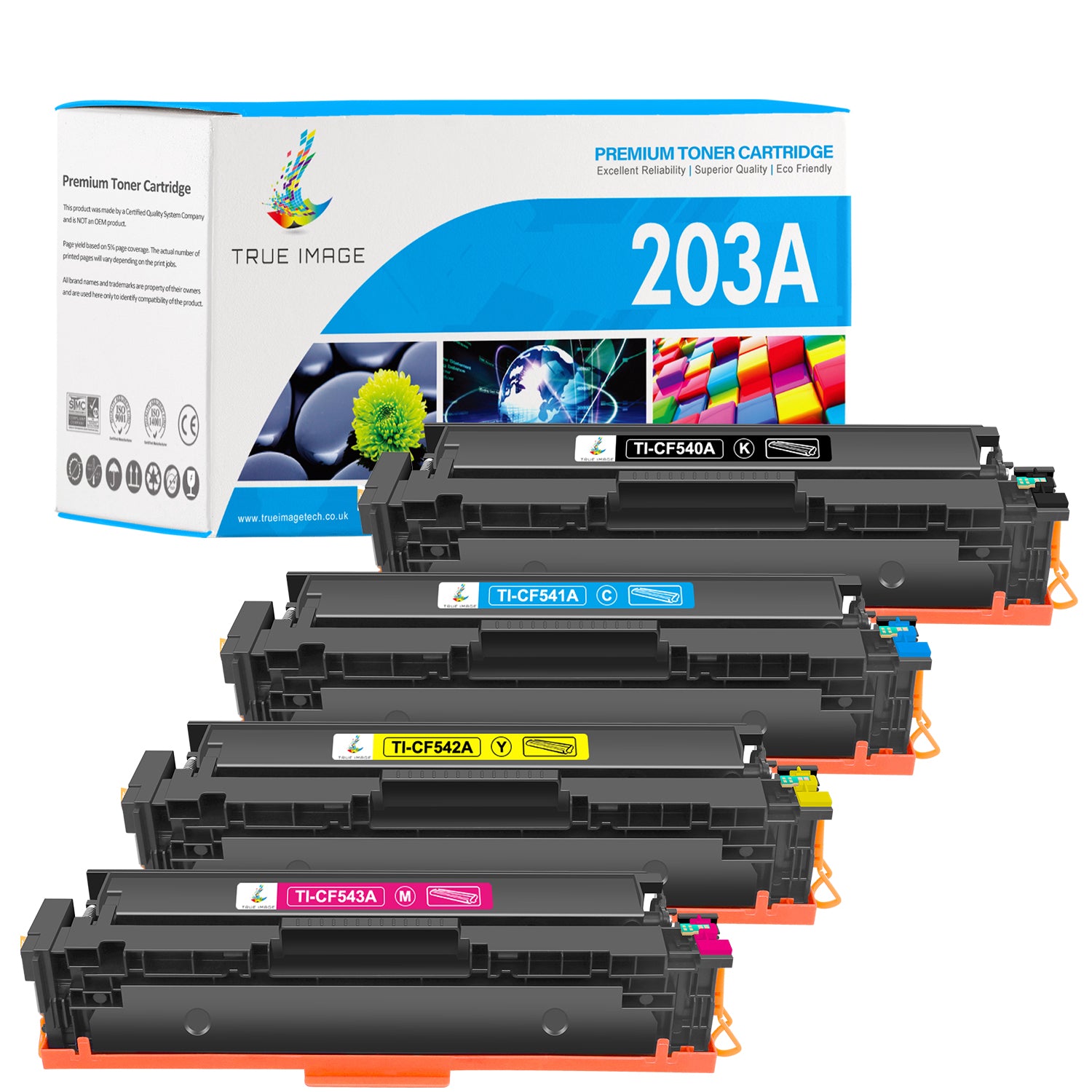 Compatible HP 203A CMYK Multipack Toner