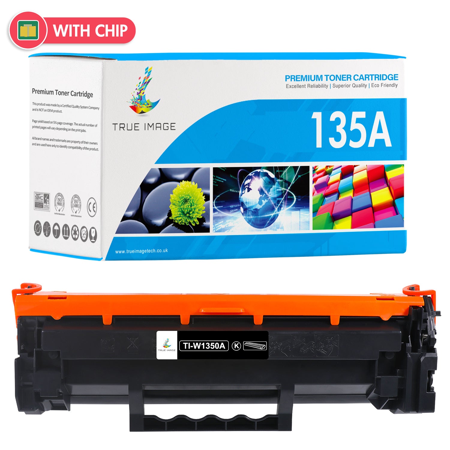 Compatible HP W1350A Toner Cartridge Wit